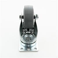 China Workshop Conductive ESD Caster Wheels 125KG Capacity 4 Inch Swivel Brake for sale