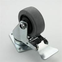 China Workshop Conductive ESD Caster Wheels 125KG Capacity 4 Inch Swivel Brake for sale