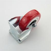 China JY PU Castor Wheel PP Core 4 Inch Polyurethane Wheels 32mm Width for sale