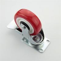 China Swivel Caster Wheels With Safety Dual Locking And Polyurethane Foam No Noise Wheels for sale