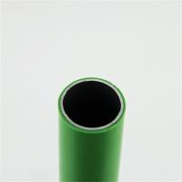 China Green Coated 4M Lean Tube JY-4000YL-P SPCC Polyethylene Coated Steel Pipe for sale