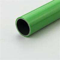 China Green Coated 4M Lean Tube JY-4000YL-P SPCC Polyethylene Coated Steel Pipe for sale