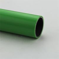 China Green Coated 4M Lean Tube JY-4000YL-P SPCC Polyethylene Coated Steel Pipe for sale
