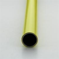 China Dia 28mm Lean Tube JY-4000YH-P PE Coated Steel Pipe Brilliant Yellow for sale