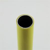 China Dia 28mm Lean Tube JY-4000YH-P PE Coated Steel Pipe Brilliant Yellow for sale