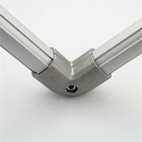 China M6*18 JY-L2 Angle Aluminium Tube Connectors Sandblasting Surface for sale