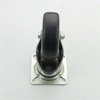 China JY TPR 3 Inch Swivel Caster Wheels Light Flat Plate With Hole Top for sale
