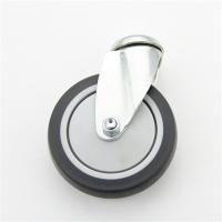 China 11 Aperture TPR Home Caster Wheels Medical Swivel Trolley Wheels for sale