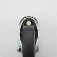 China 11 Aperture TPR Home Caster Wheels Medical Swivel Trolley Wheels for sale