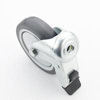 China JY Anti Skid Home Caster Wheels TPR Thermoplastic Rubber Wheels for sale