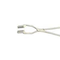 China Class II Reusable Medical Surgical Forceps 8 Teeth Purse Stitching Clamp Stainless Steel for sale