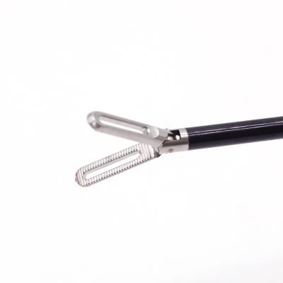 China Smooth Steel Wanhe 5mm Reusable Laparoscopic Atraumatic Forceps with CE Certification for sale