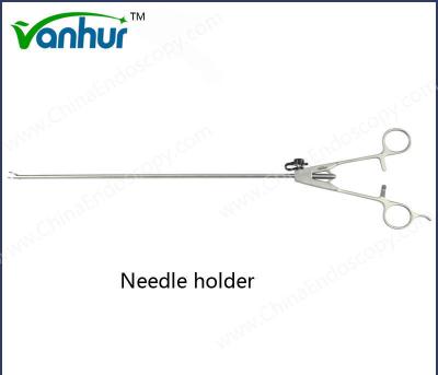 China Reusable O-Type Handle Surgical Laparoscopic Needle Holder with Customization Options for sale