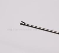 China Precision Enhancing Steel Laparoscopic Needle Holder with Rachet ISO13485 Certified for sale