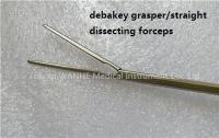 China FDA Certified Steel Thoracotomy Instruments Straight Debakey Forceps for Thoracoscopy for sale