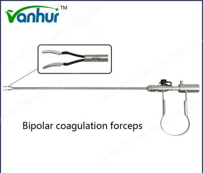 China Spring Handle Bipolar Coagulating Forceps Suitable for Adult Group OEM Supported for sale