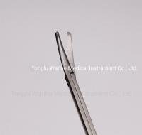 China Acceptable OEM Laparoscopic Thoracomoty Instruments Laparoscopic Forceps Curved Scissor  For Surgery for sale