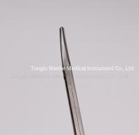 China Acceptable OEM Laparoscopic Thoracomoty Instruments Laparoscopic Forceps Curved Scissor  For Surgery for sale