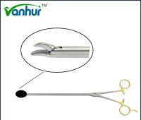 China Adult Thoracotomy Instruments Thoracoscopy Instruments Curved Needle Holder Forceps for sale