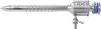 China Cross-Type Retaining Thread Reuseable Abdominal Trocar 10.5mm For Precise And Accurate Surgery for sale