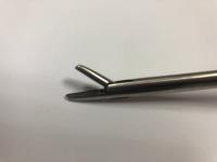 China Adult Thoracotomy Instruments Thoracoscopy Instruments Curved Needle Holder Forceps for sale