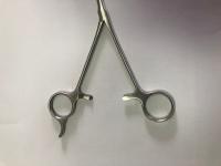 China Adult Thoracotomy Instruments Thoracoscopy Instruments Curved Needle Holder Forceps for sale