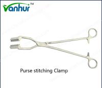 China Laparoscopic Purse Forceps Purse Stitching Clamp within HF2007.92 OEM Acceptable for sale