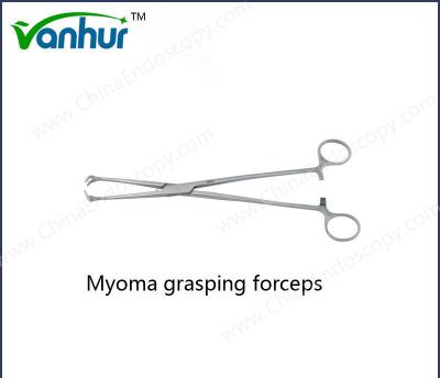 China Transvaginal Retraction Made Easy with Reusable Myoma Grasping Forceps Certified by CE for sale
