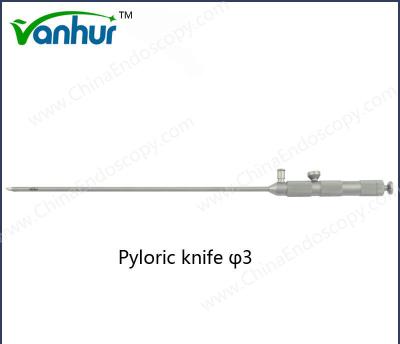 China 3mm Laparoscopic Pyloric Knife and OEM Acceptable for Surgical Procedures for sale