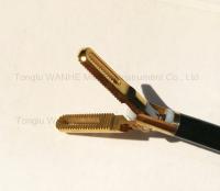 China Steel HF2319.4 Gold-Plated Bipolar Coagulating Forceps for Laparoscopic Instruments for sale