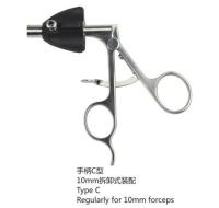 China Reusable Laparoscopic Instruments 5mm/10mm Forceps Handle for Adult Group Group Adult for sale