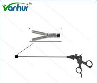 China Steel 5mm Laparoscopic Grasping Forceps with 21mm Head Length and Autraumatic Design for sale