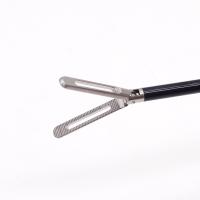 China Steel 5mm Laparoscopic Grasping Forceps with 21mm Head Length and Autraumatic Design for sale