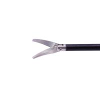 China 10mm Laparoscopic Instruments Left Curved Dual Action Scissors HF2006.8 Made of Steel for sale
