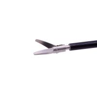 China 10mm Laparoscopic Instruments Left Curved Dual Action Scissors HF2006.8 Made of Steel for sale