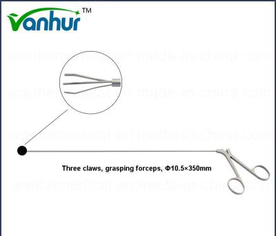 China Certified Percutaneous Nephroscopy Three Claws Grasping Forceps for Urology Surgeries for sale