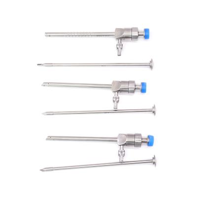 China Abdominal Medical Surgical Instruments Magnetic Safety Trocar with Protection in Steel for sale