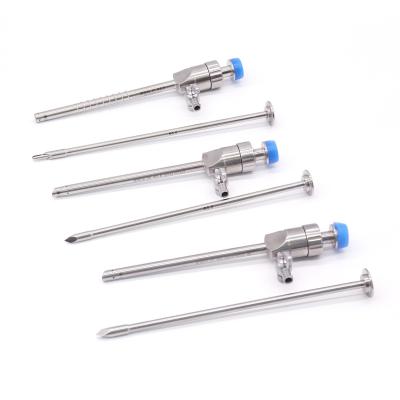 China CE Certified Steel Cross-Type Membrane Valve Trocar for Reusable Surgical Instruments for sale