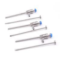 China Medical Surgical Instruments Reusable 3mm Pediatric Cross-Type Membrane Valve Trocar for sale
