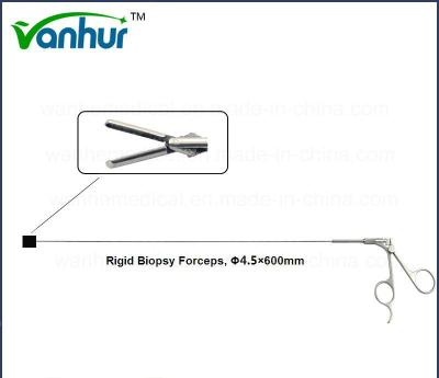 China FDA Type 2 Rigid Biopsy Forceps Adult Reusable Steel Urology Forceps for sale