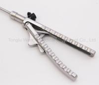 China Steel Laparoscopy Surgical Instruments Curved Needle Holder with FDA Certification for sale