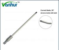 China ISO13485 Orthopedic Surgery Instruments Type 2 Arthroscopic Shaver Planer Curved Blade for sale