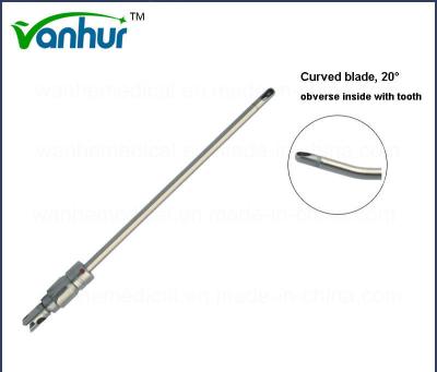 China ISO13485 Orthopedic Surgery Instruments Type 2 Arthroscopic Shaver Planer Curved Blade for sale