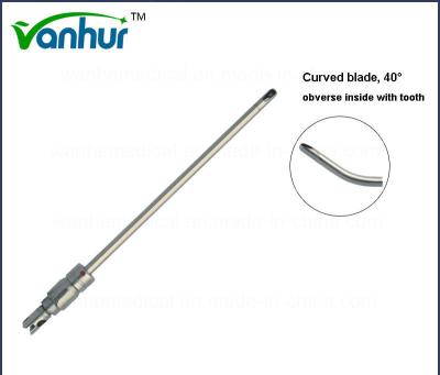 China Curved Blade Arthroscopy Pump Shaver Planer All Orthopedic Instruments Steel In Surgery for sale