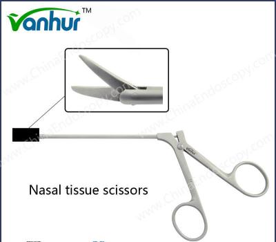 China Sinuscopy Instruments Nasal Tissue Scissors HB2096.1 with ODM Acceptance for sale