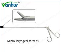 China HD2010 Laryngoscopy Instruments Steel Micro Laryngeal Forceps for High Demand Market for sale
