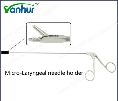 China Ent HD4019 Laryngoscopy Forceps Micro Laryngeal Needle Holder for Surgical Procedures for sale
