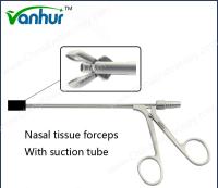 China Acceptable OEM E.N.T Instruments Nasal Tissue Forceps with Suction Tube CE Certified for sale