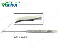 China Ent Nasal Sickle Knife Steel Material for Precise ENT Procedures by Sinusopy Instruments for sale