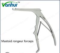 China Bayonet Shaped Mastoid Rongeur Forceps CE Certified Otoscopy Instruments for Medical for sale